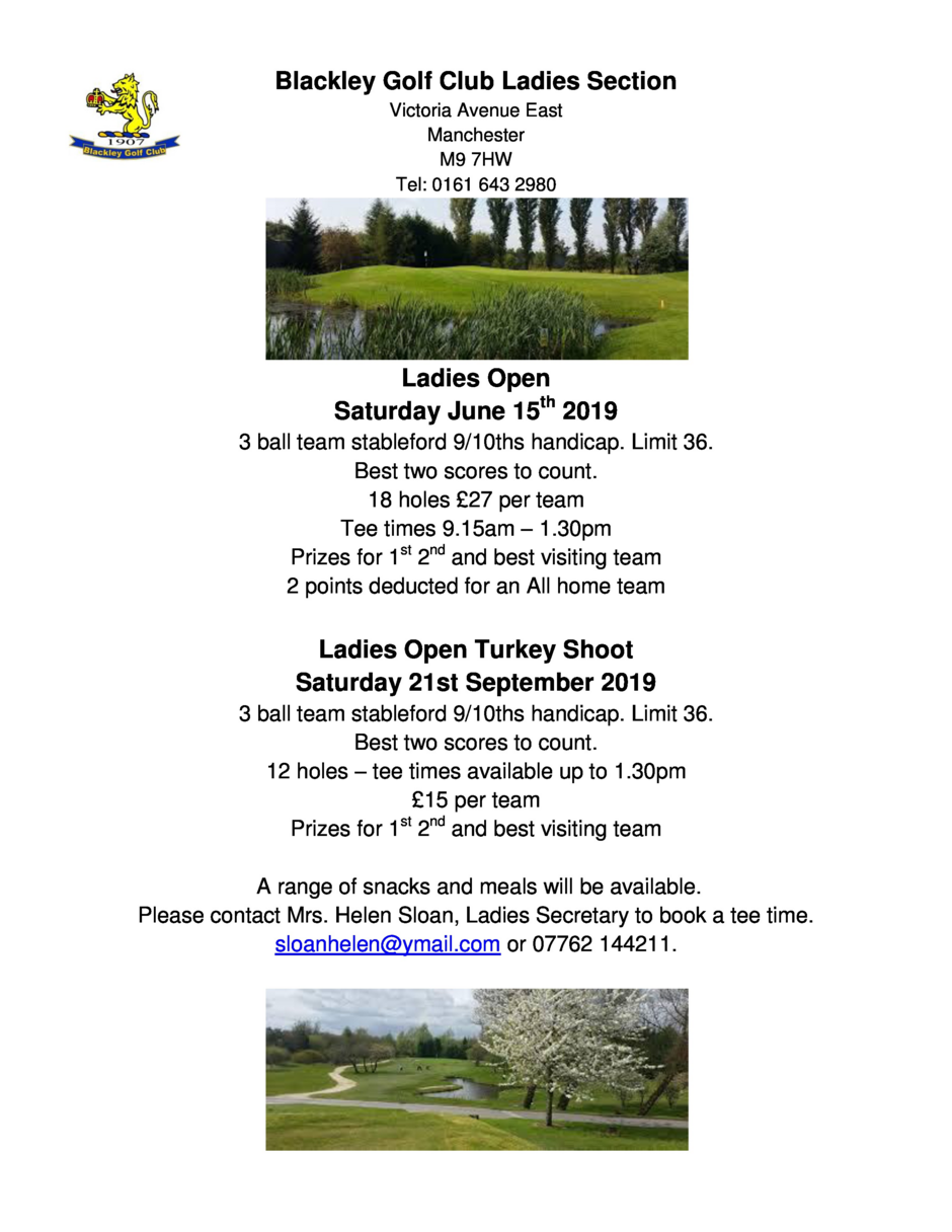 Blackley Golf Club :: Visitor Index