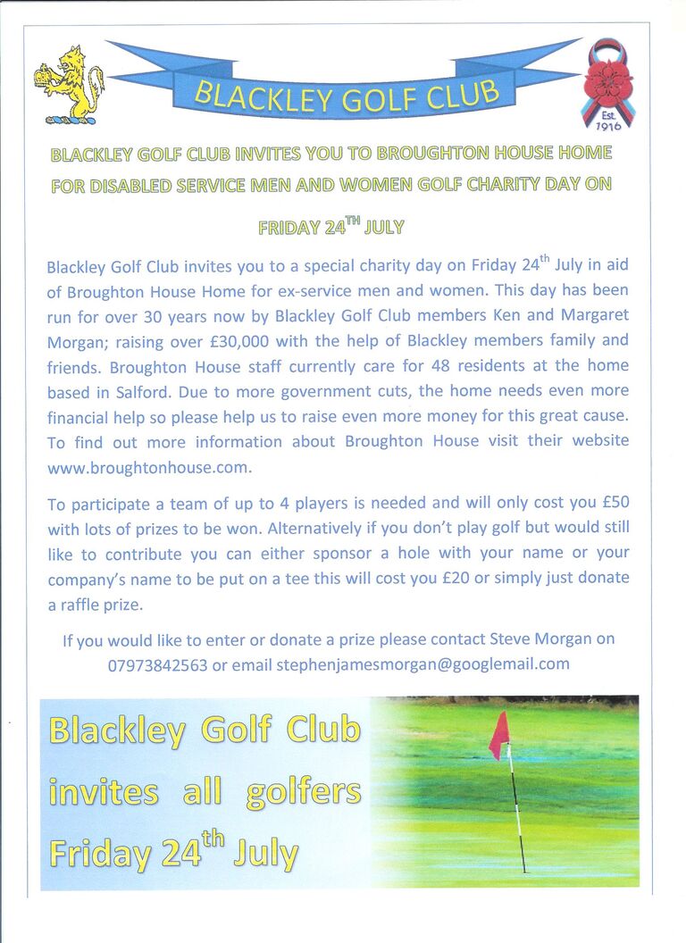 Blackley Golf Club :: Visitor Index